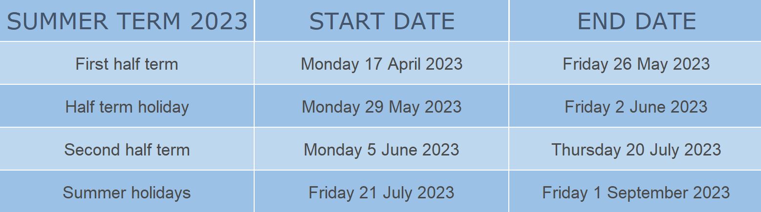Diary Dates | Tilery Primary